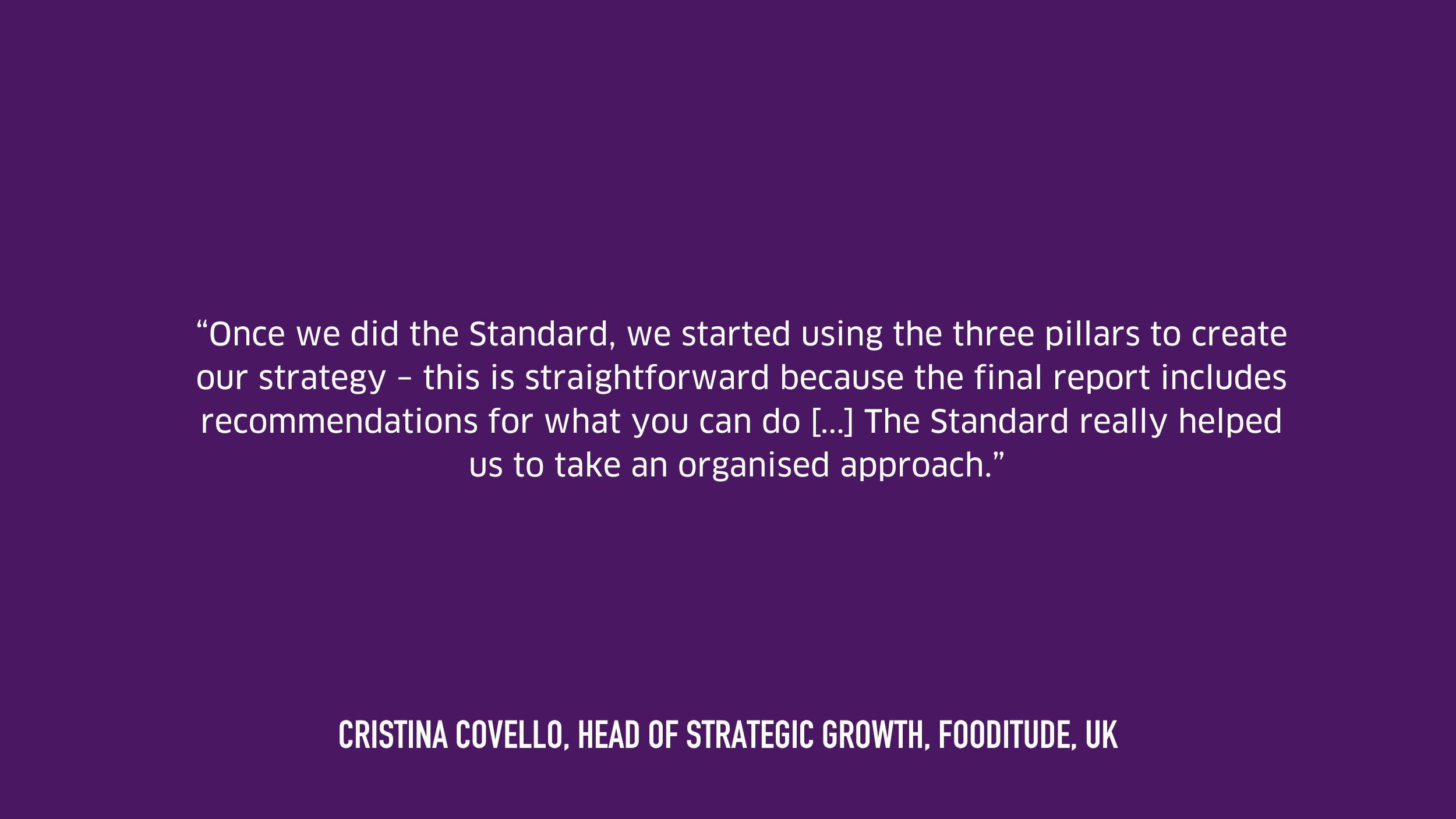 Food Made Good Standard | The Sustainable Restaurant Association